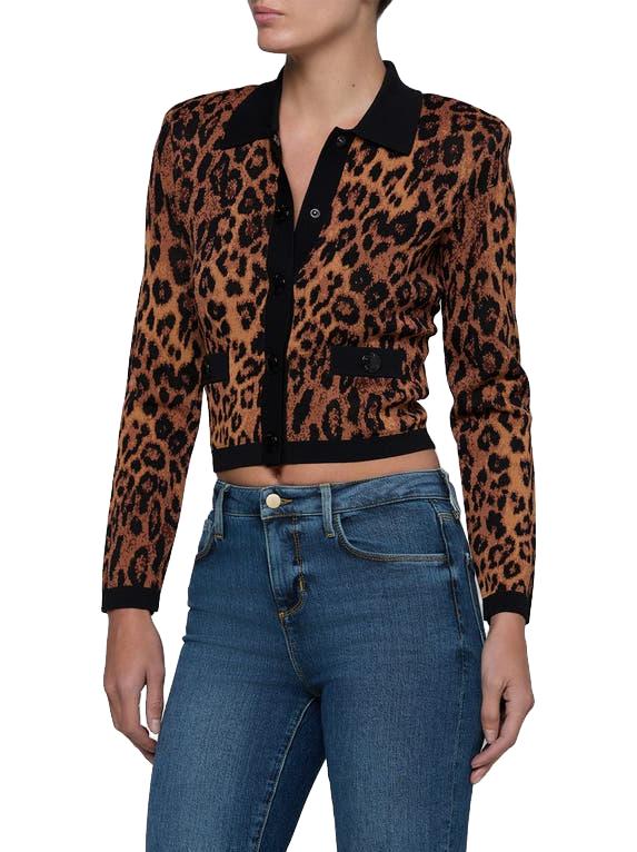 L'AGENCE L'AGENCE Osiris Jacquard Knit Jacket